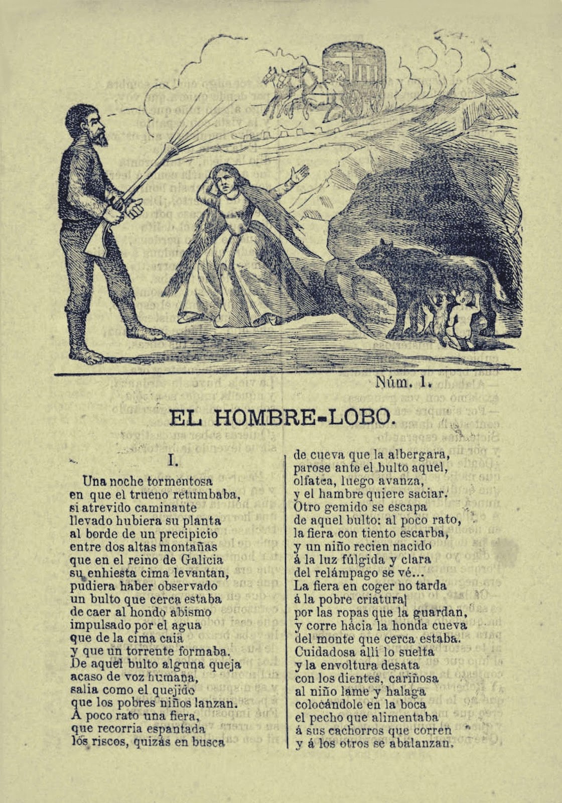 Almanaque: Niño abandonado y criado por lobos (El hombre-lobo)